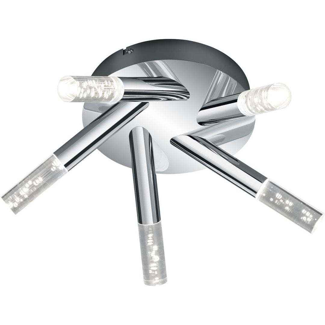 146071 - TRIO LEUCHTEN - Dritë Tavani LED Bolsa 682410506, Metal Krom ...
