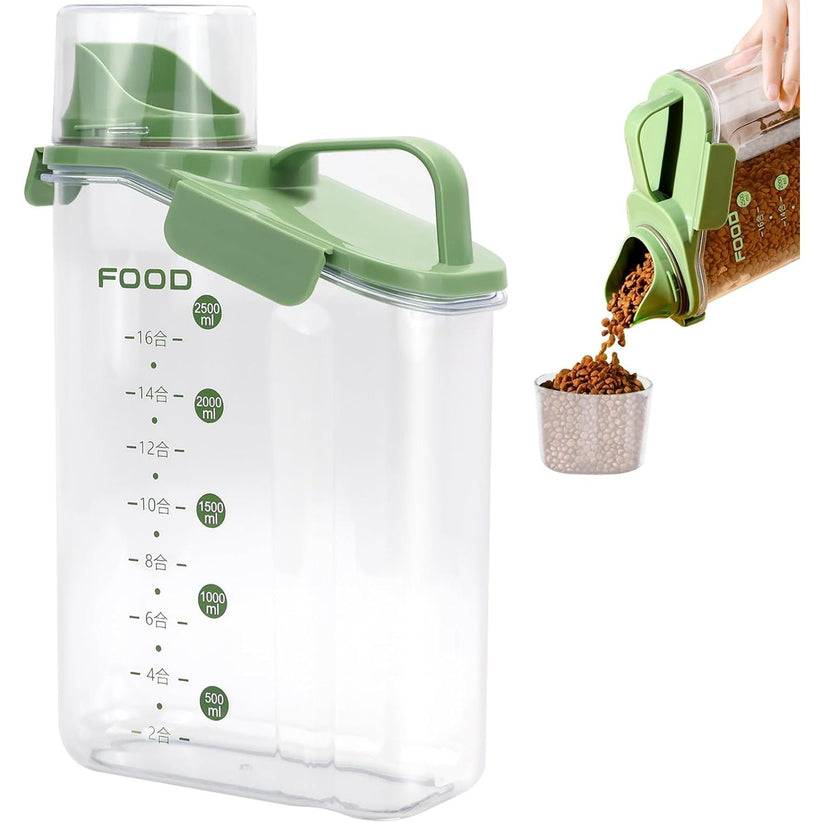 103400 - Enë Ushqimi Për Qen Dhe Mace Nga TRANSPARENT 3L, Enë Hermetik – Ankandet