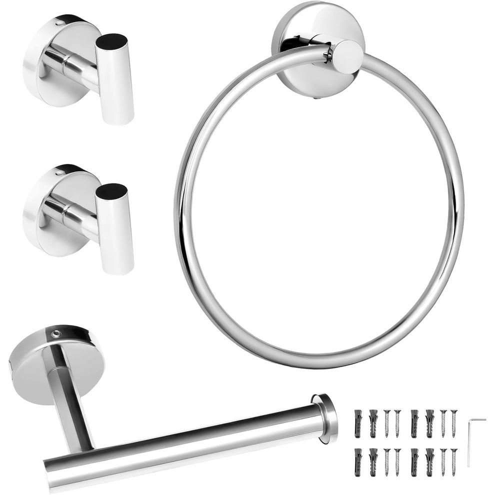 148144 - BETADISTOR Set Aksesorësh për Banjo me 4 Copë - Raft për Mont ...