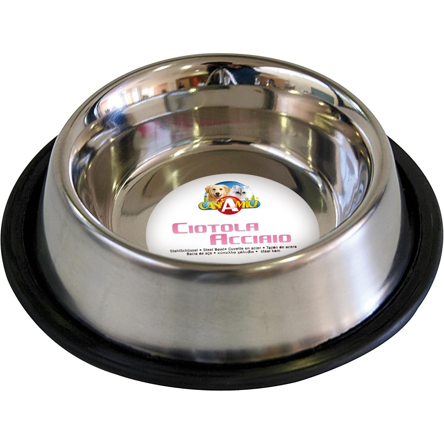 93384 - CROCI Kastrull për qen dhe mace prej çeliku inox, kapacitet 0 ...