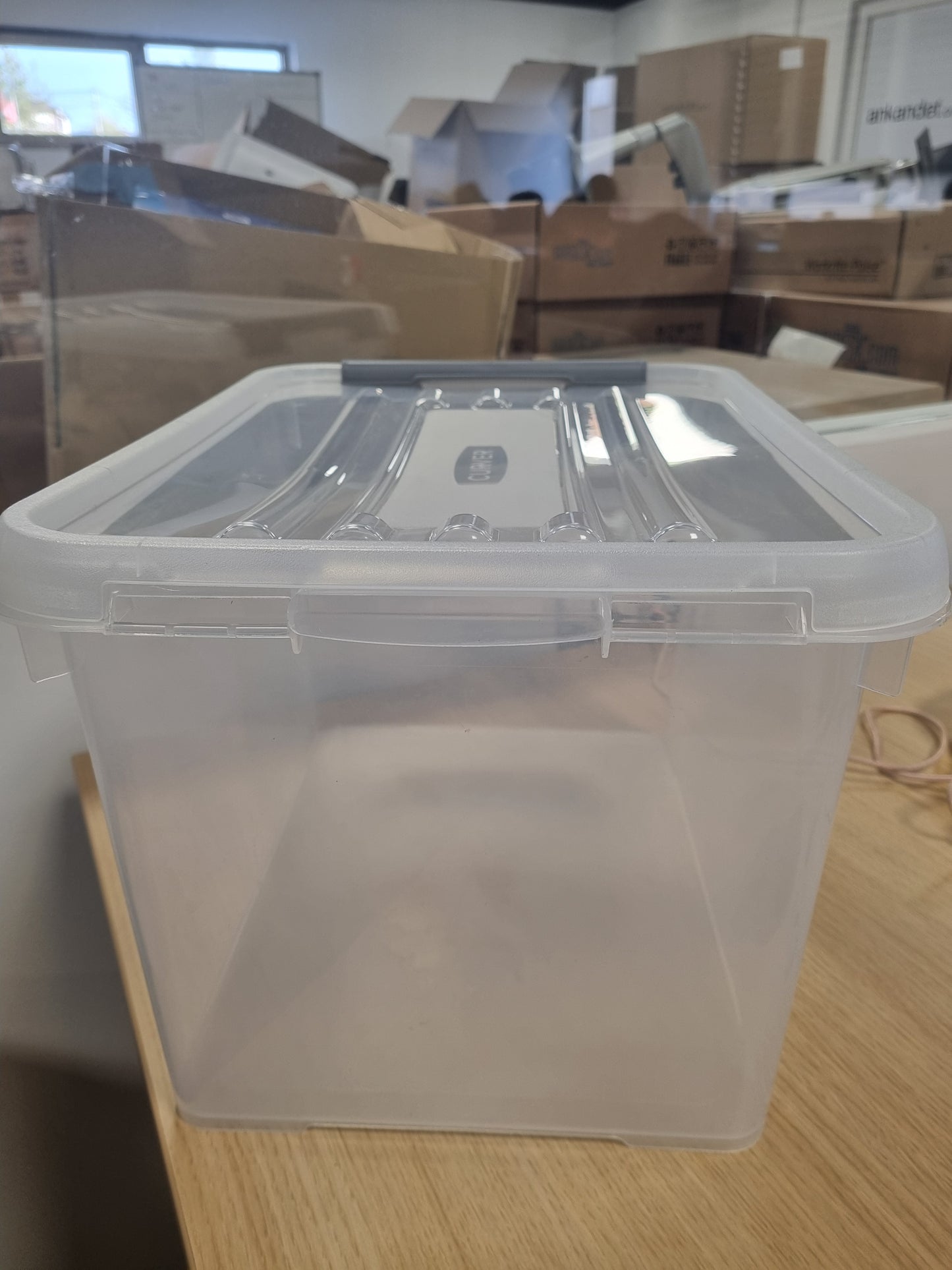 132997 - ALLIBERT CURVER Kutia e Ruajtjes Handy Plus me Kapak, Transpa ...