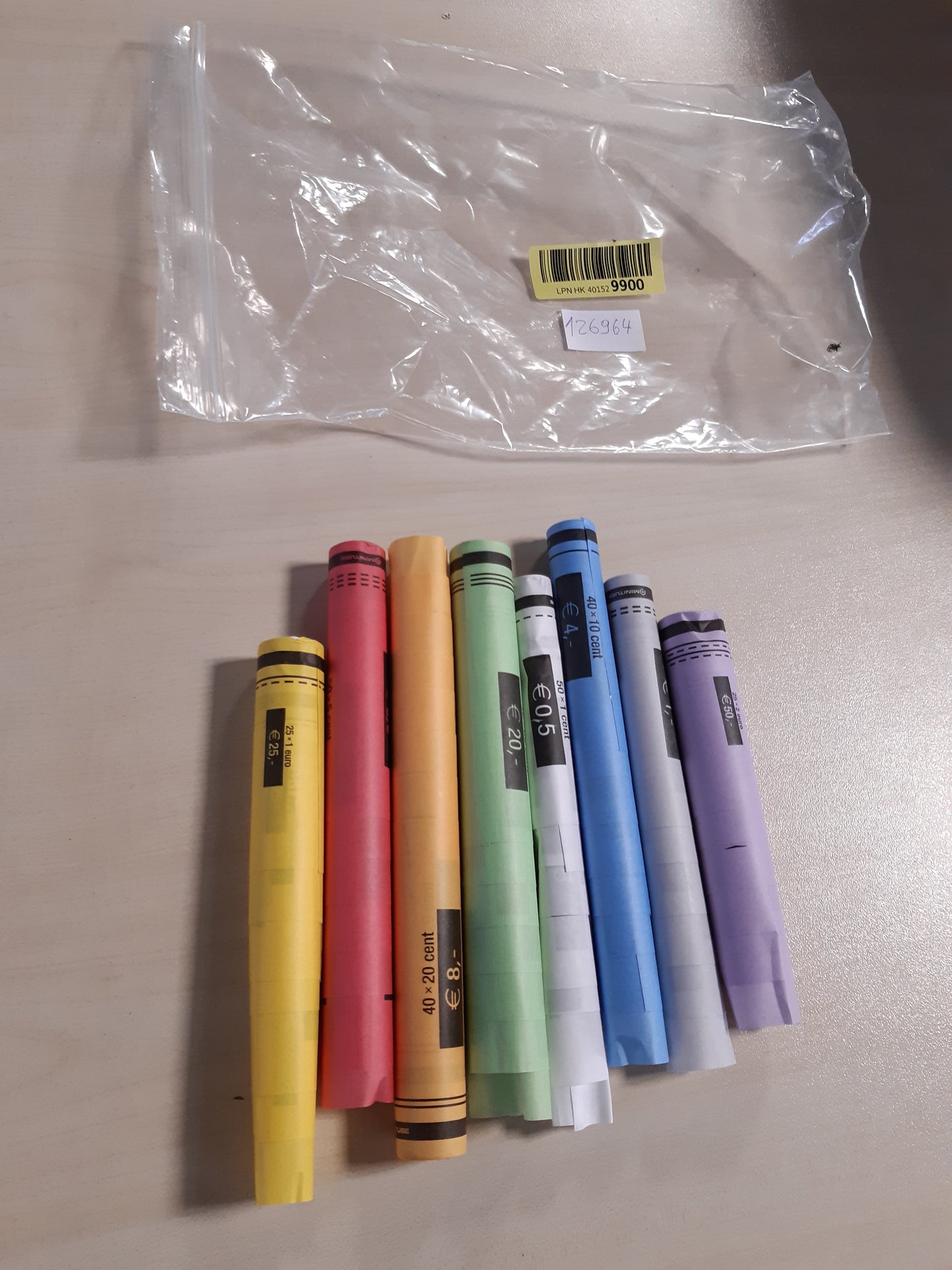 126964 - TUBA Mbjellësi i Monedhës për Euro, Pako e Përzier me Të Gjit ...