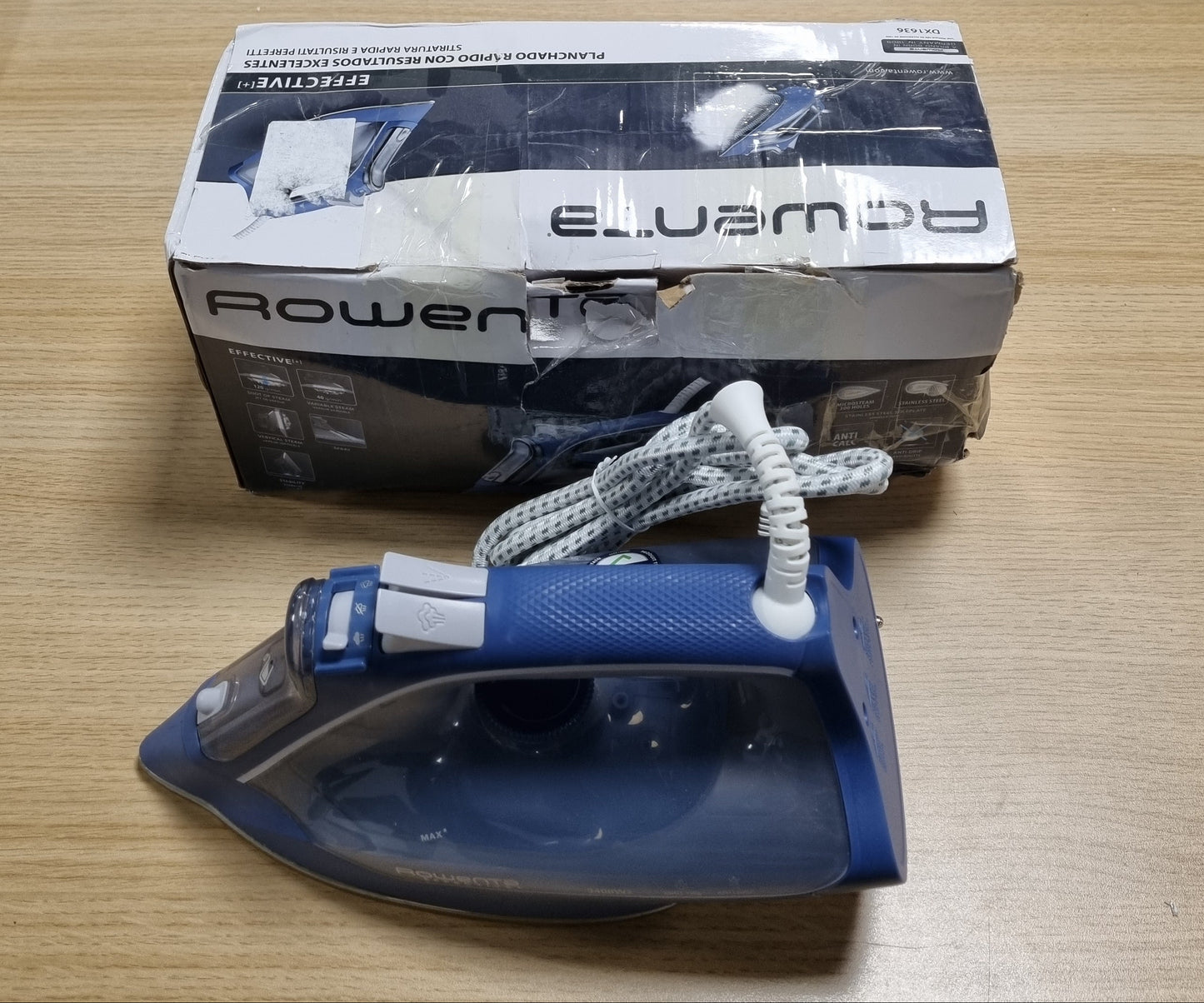 84596 - ROWENTA Hekuri për Linja DX1636; Fuqi 2400W, Prodhimi i Avulli ...