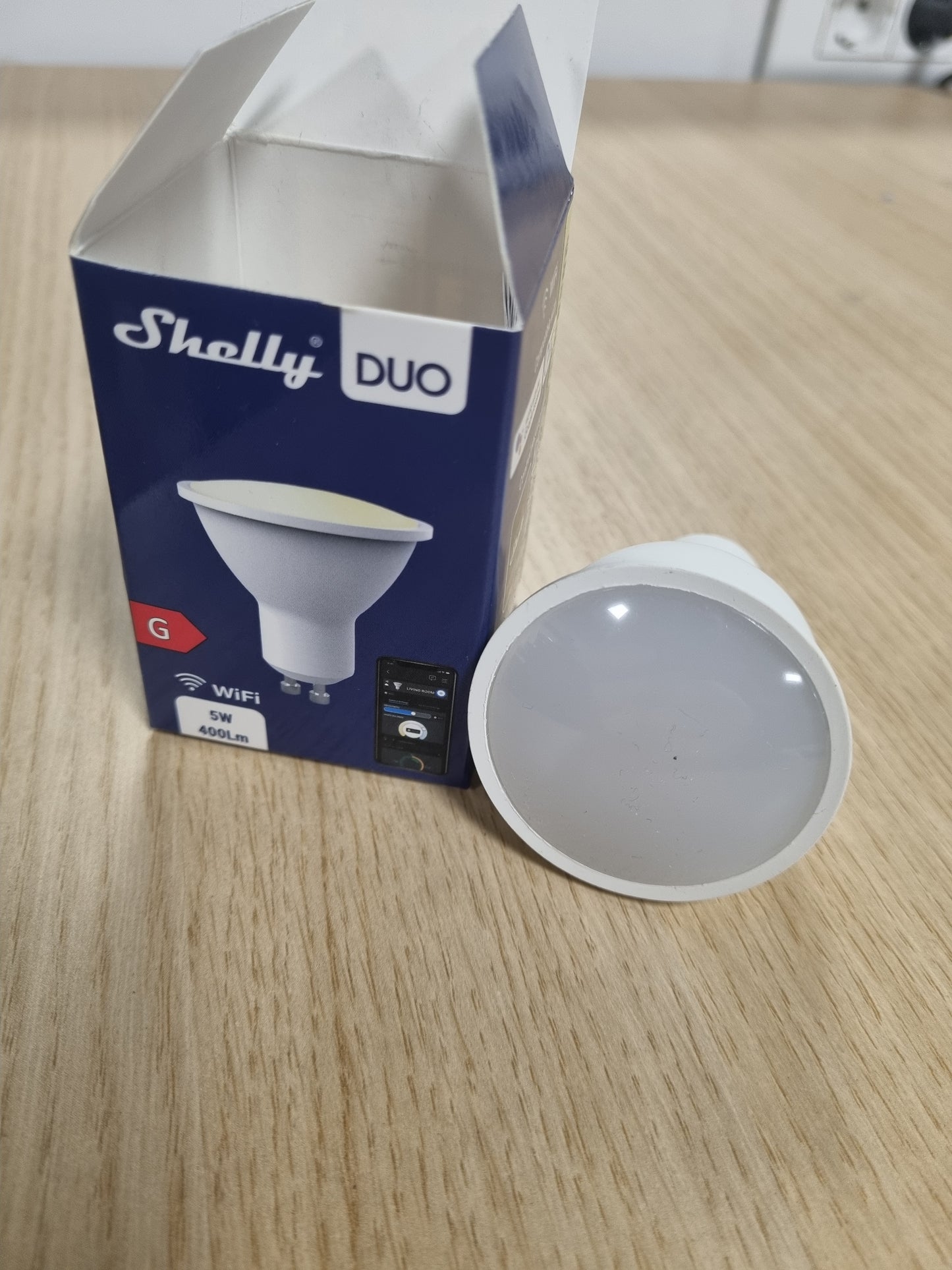 147753 - SHELLY Llampë LED Smart Wi-Fi DUO GU10 me Kontroll Zëri, Errë ...