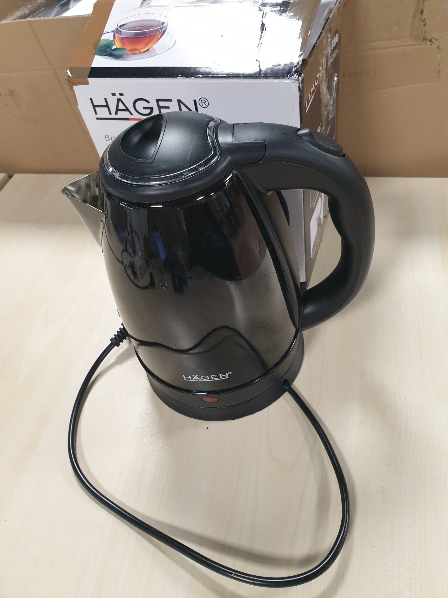 145054 - HAGEN - Çajnik Elektrik me Material Prej Çeliku Inox, Kapacit ...